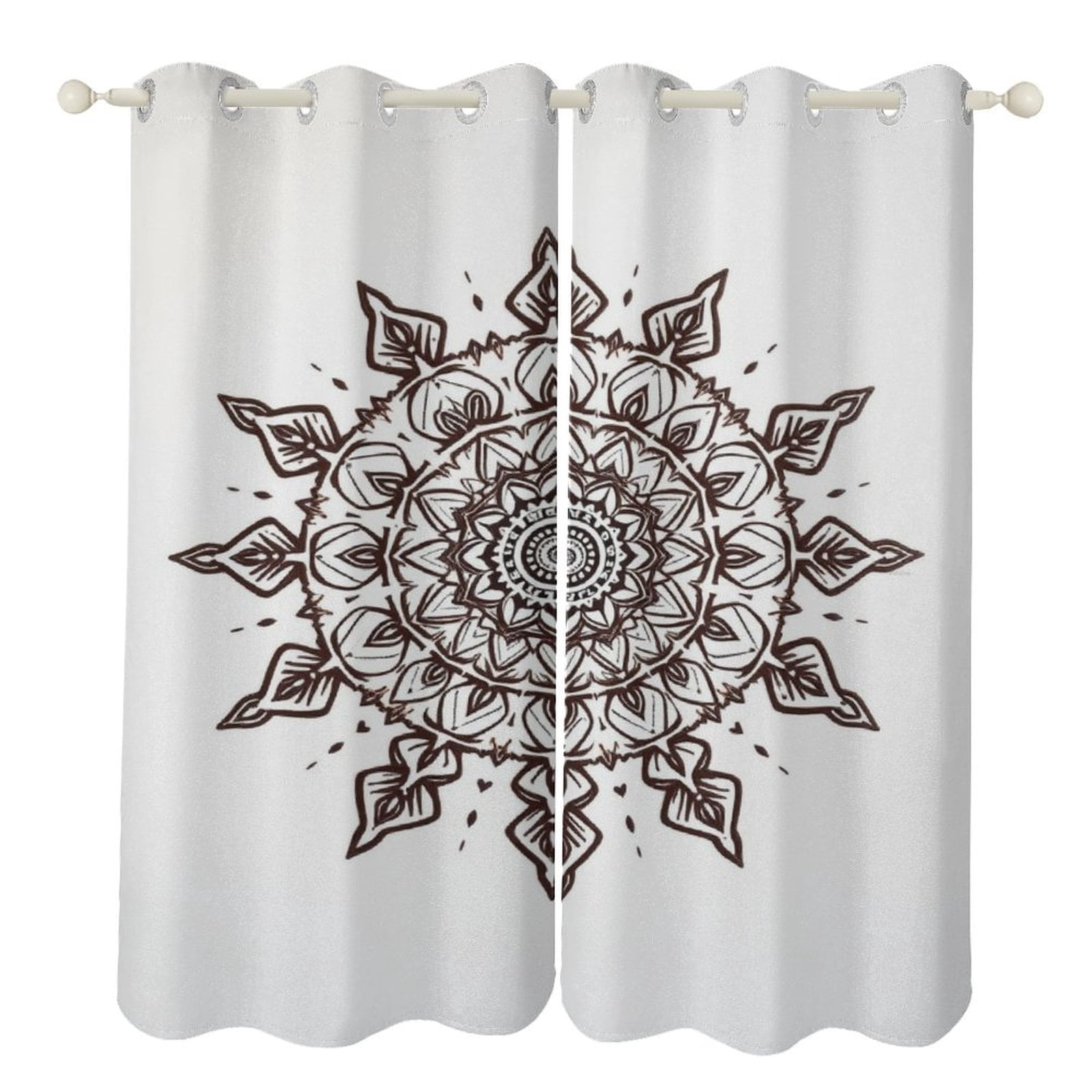 Boho Mandala Curtain for Living Room Bedroom Set Design High Quality ...