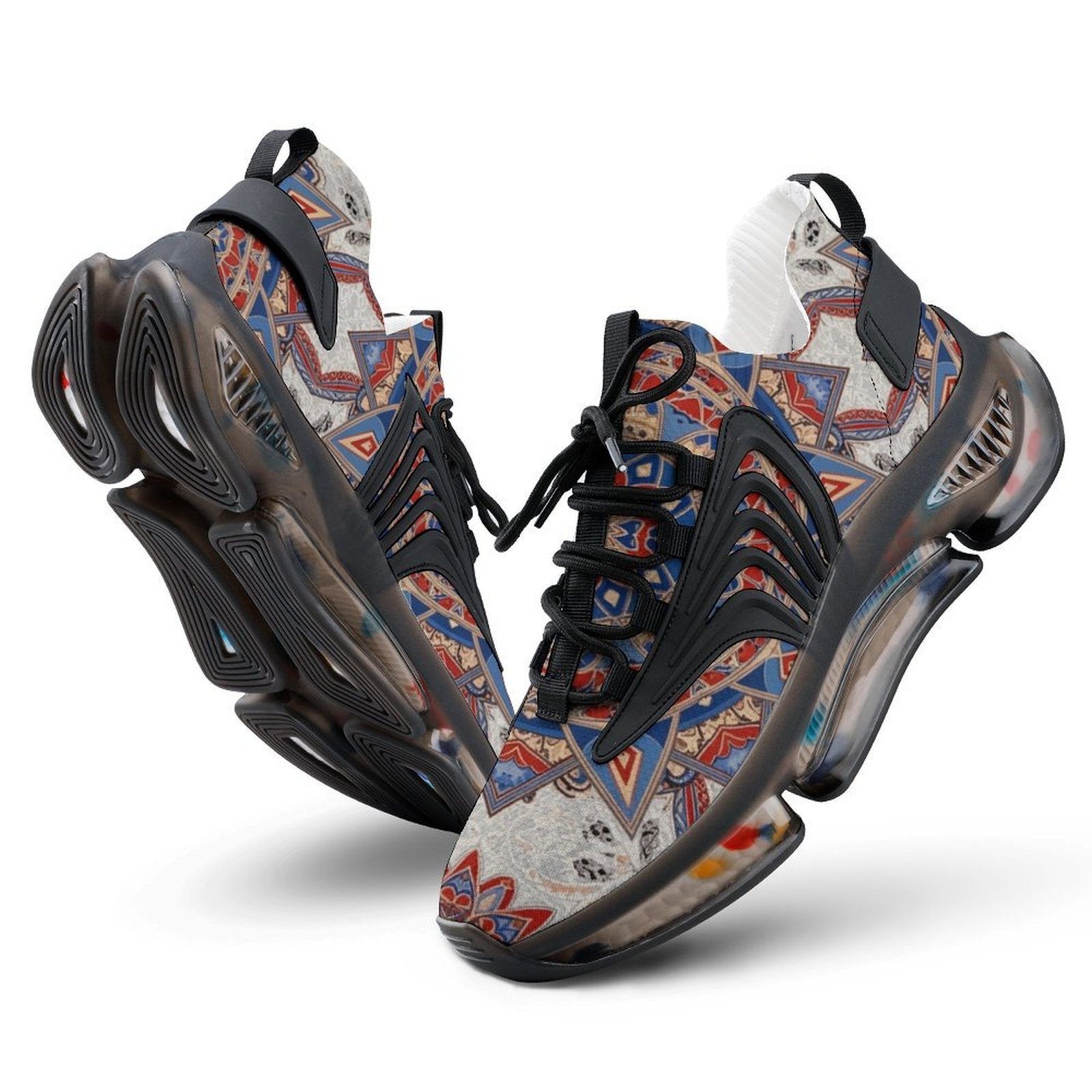 Boho Mandala Print Design Walking Shoes for Men Woman Lightweight ...