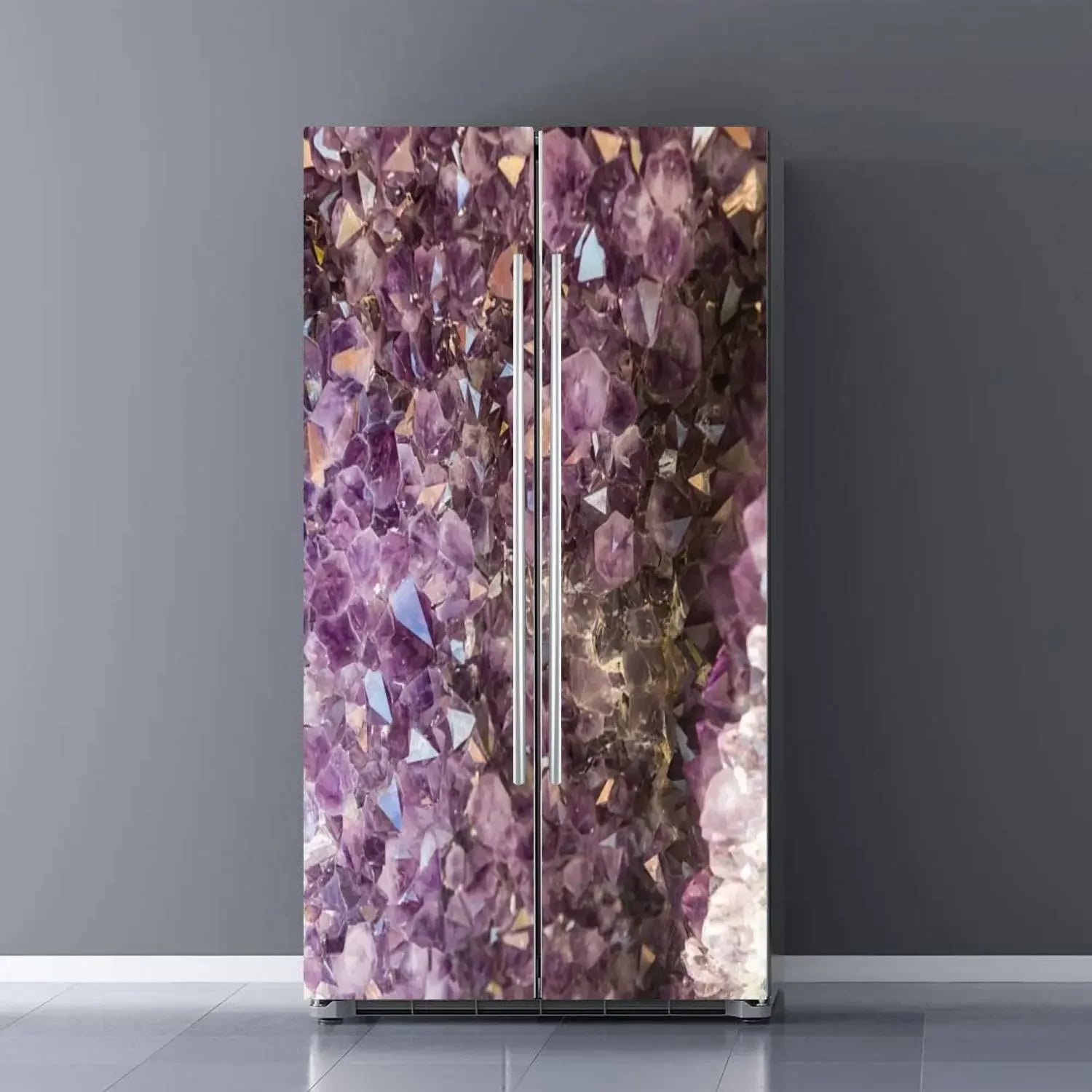 Boho Mandala Refrigerator Sticker Self Adhesive Bohemian Floral Fridge ...