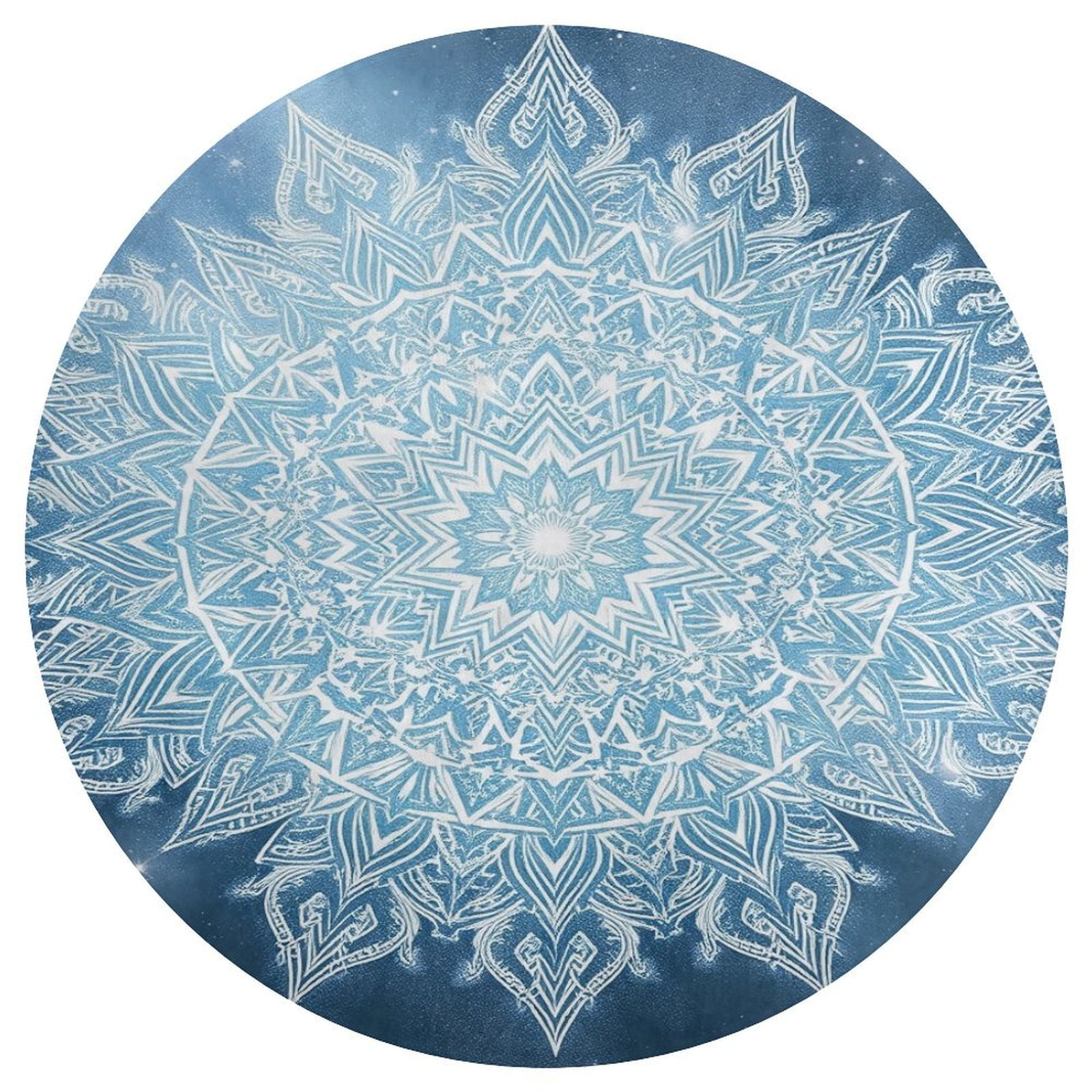 Boho Mandala Round Area Rug Soft Sofa Nursery Carpet Floor Mat Non Slip ...