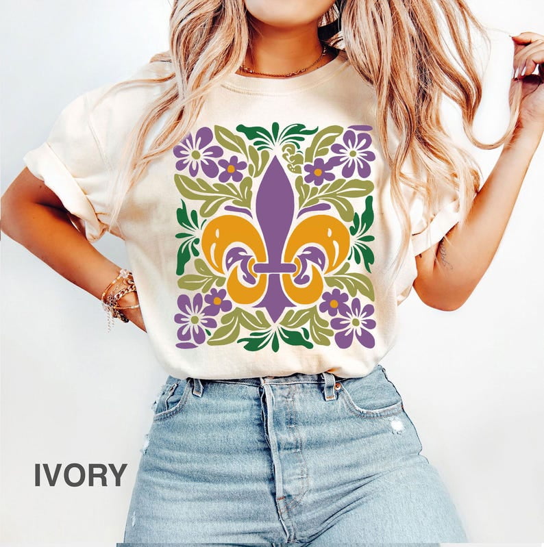 Boho Mardi Gras T-Shirts, New Orleans Shirt, Fat Tuesday Shirt, Mardi ...