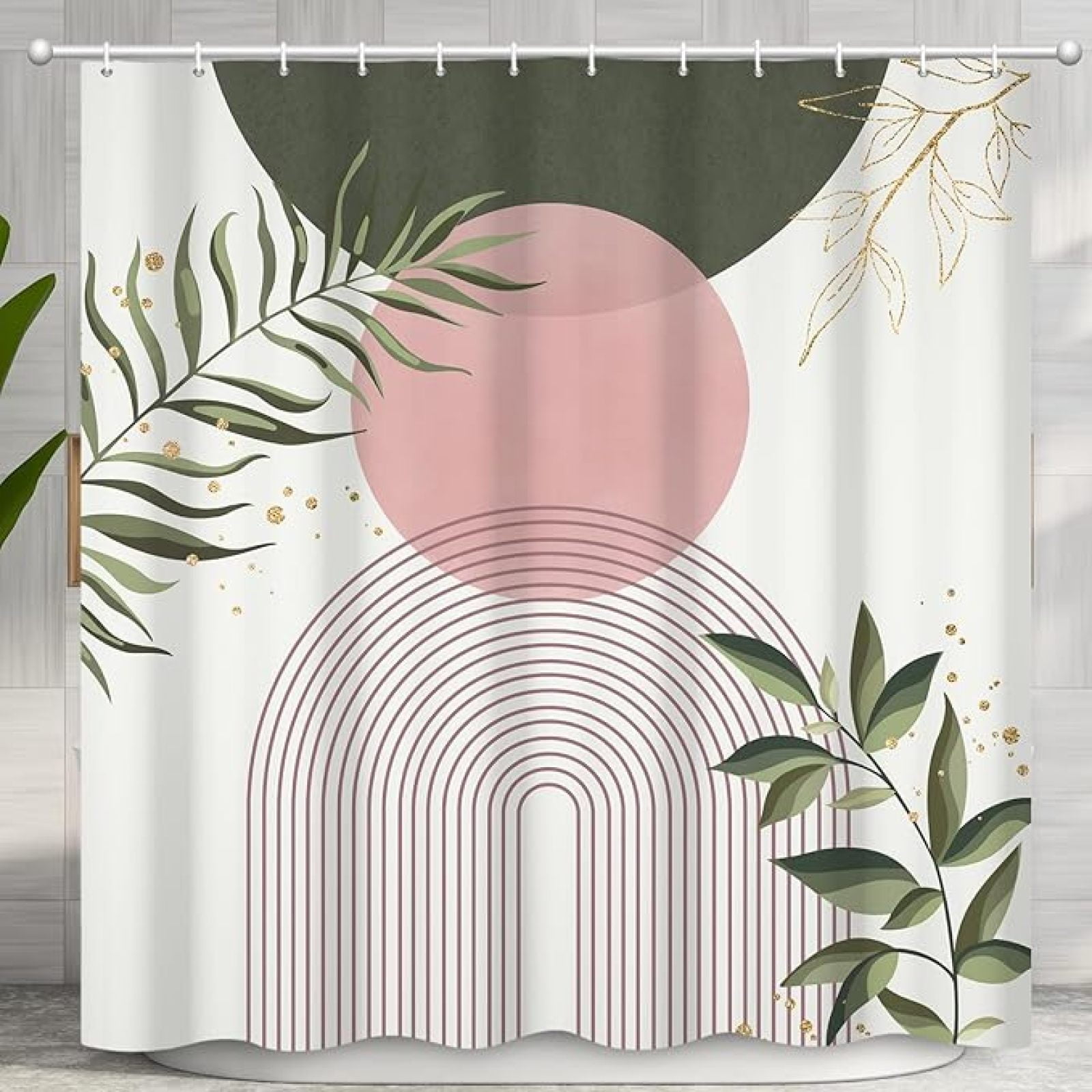 Mid Century Shower Curtainnull