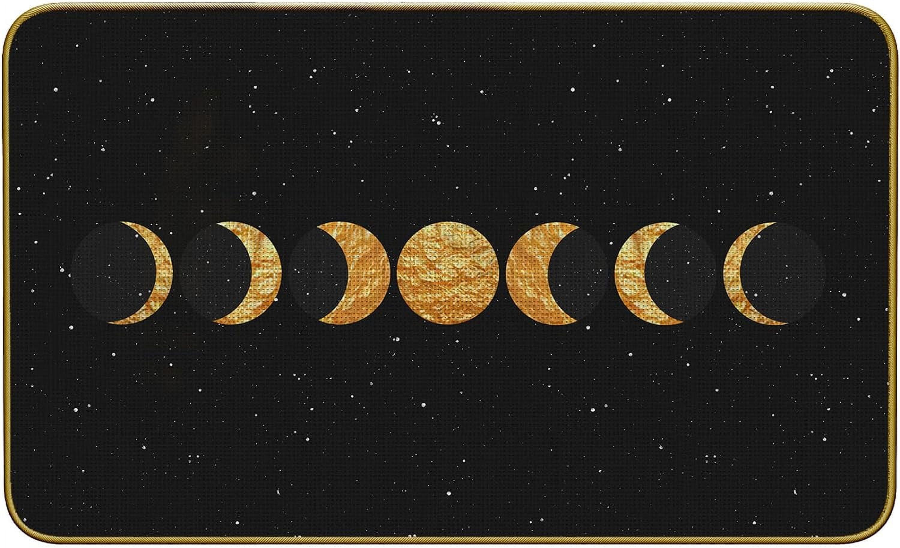 Boho Minimalist Moon Phase Doormat Door Mat for Home Entrance,Boho ...