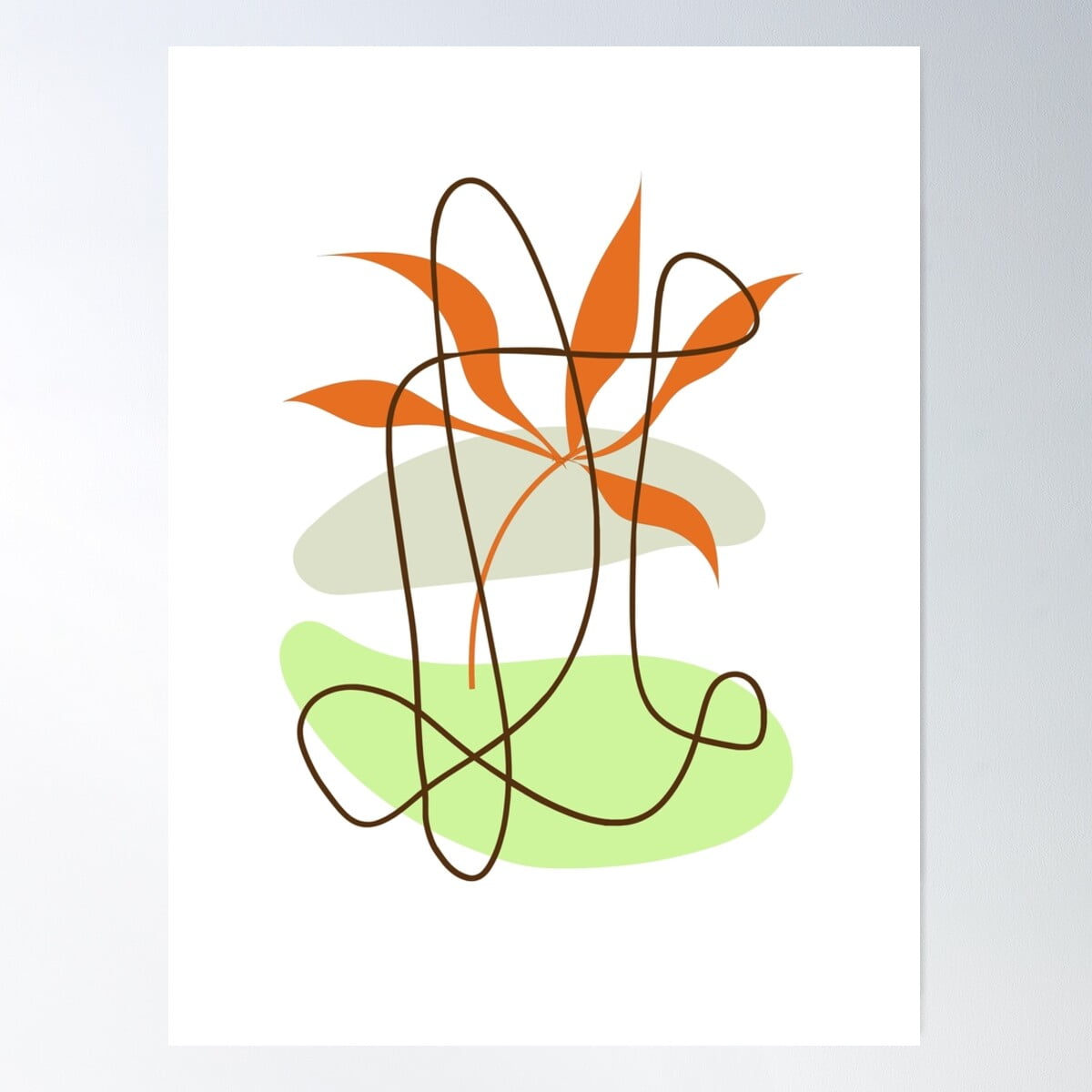 Boho Modern Art Midcentury Modern Art Prints Poster Wall Art Modern ...