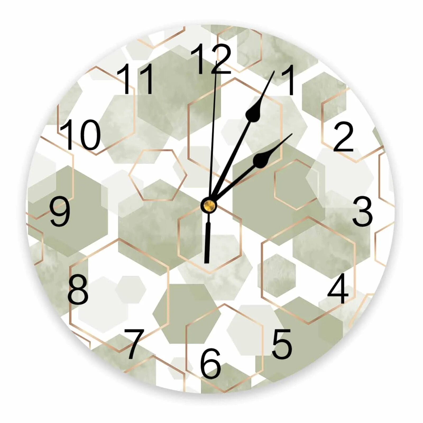 Boho Modern Geometric Abstraction Clocks Wall Home Decor Modern Kitchen ...