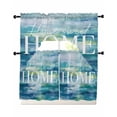Boho Modern Kitchen Curtains Set for Windows 3 Piece Cafe Curtains 24 ...