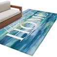 Boho Modern Kitchen Runner Rug 2.7x5 Washable Runners for Hallway Non ...