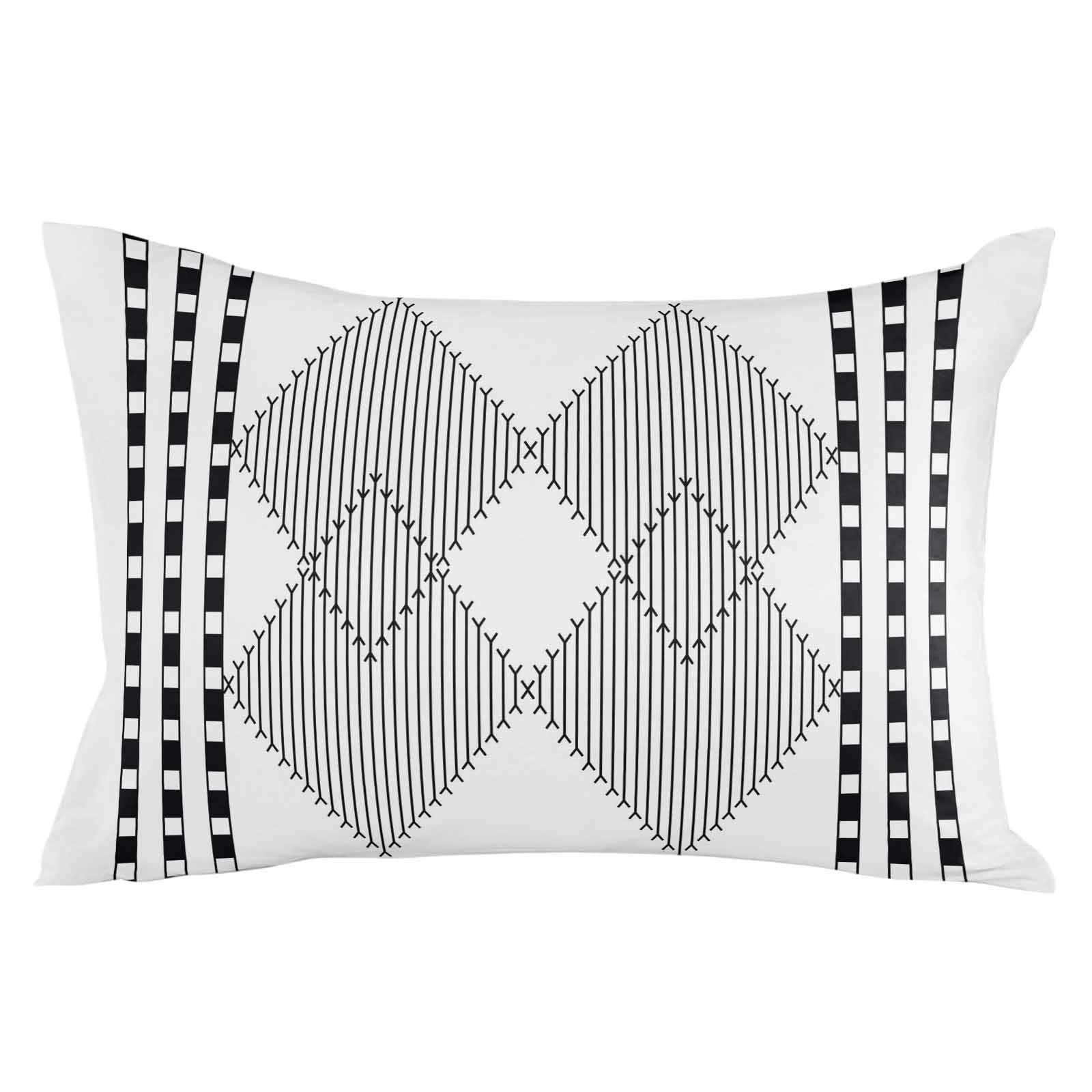 Boho Modern Throw Pillow Cover 20 x 36 Inch Decorative Pillow Cover ...