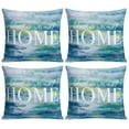 Boho Modern Throw Pillow Covers 16 x 16 Inch Pillow Covers Set of 4 ...