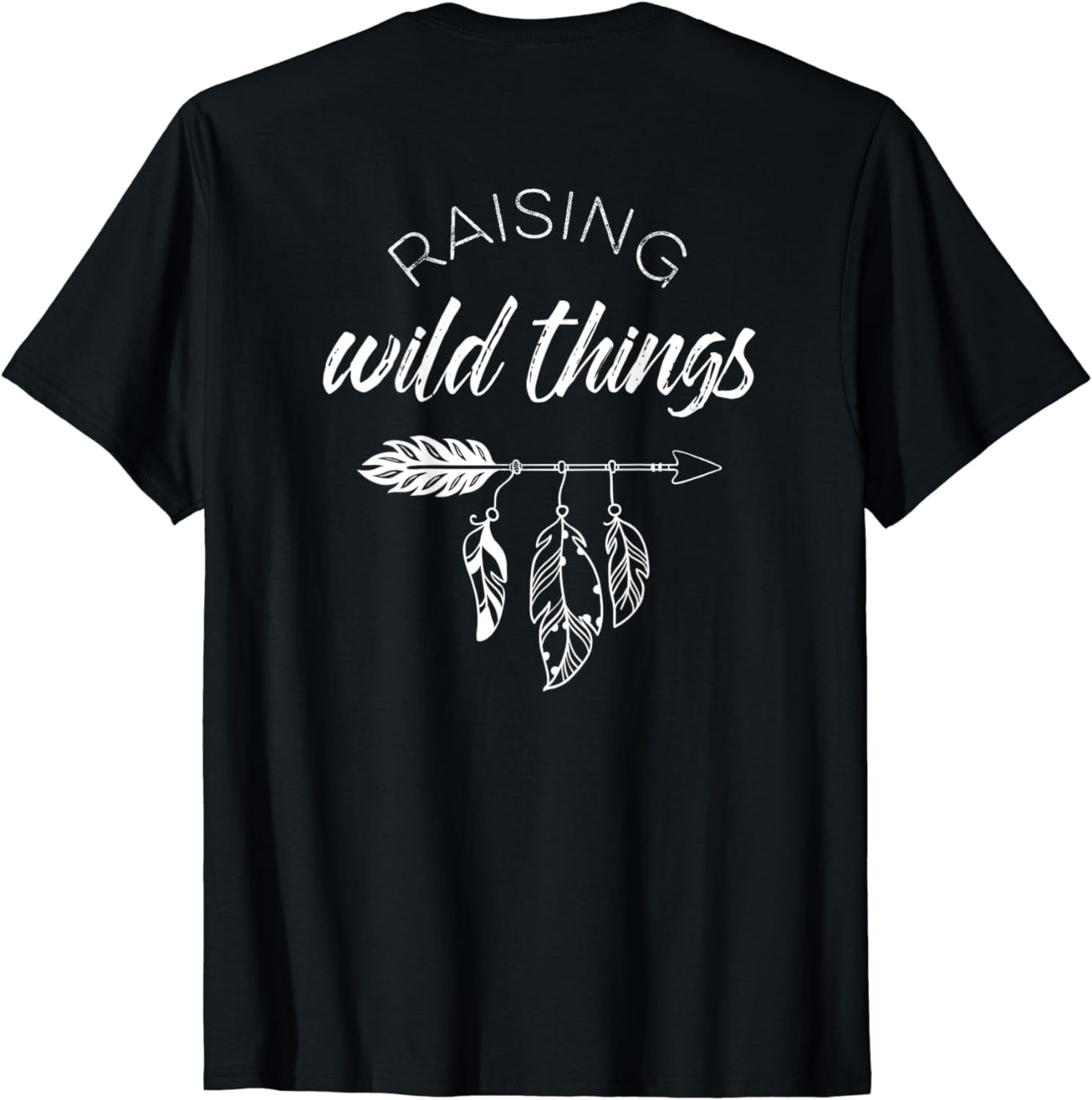 Boho Mom Raising Wild Things T-Shirt - Walmart.com