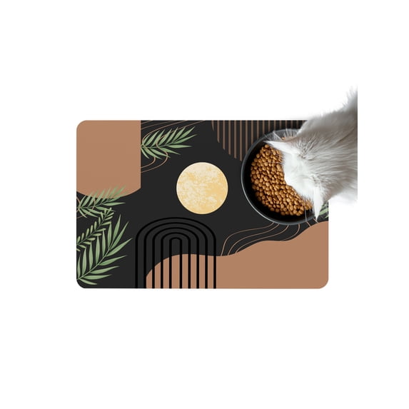 Boho Moon Doormat Non Slip Diatomaceous Earth Door Mat Absorbent Quick ...