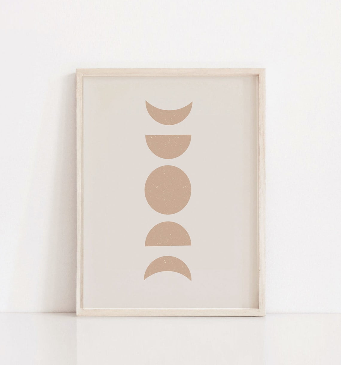 Boho Moon Phases Wall Art, Moon Phases Print, Moon Poster, Moon Phase ...