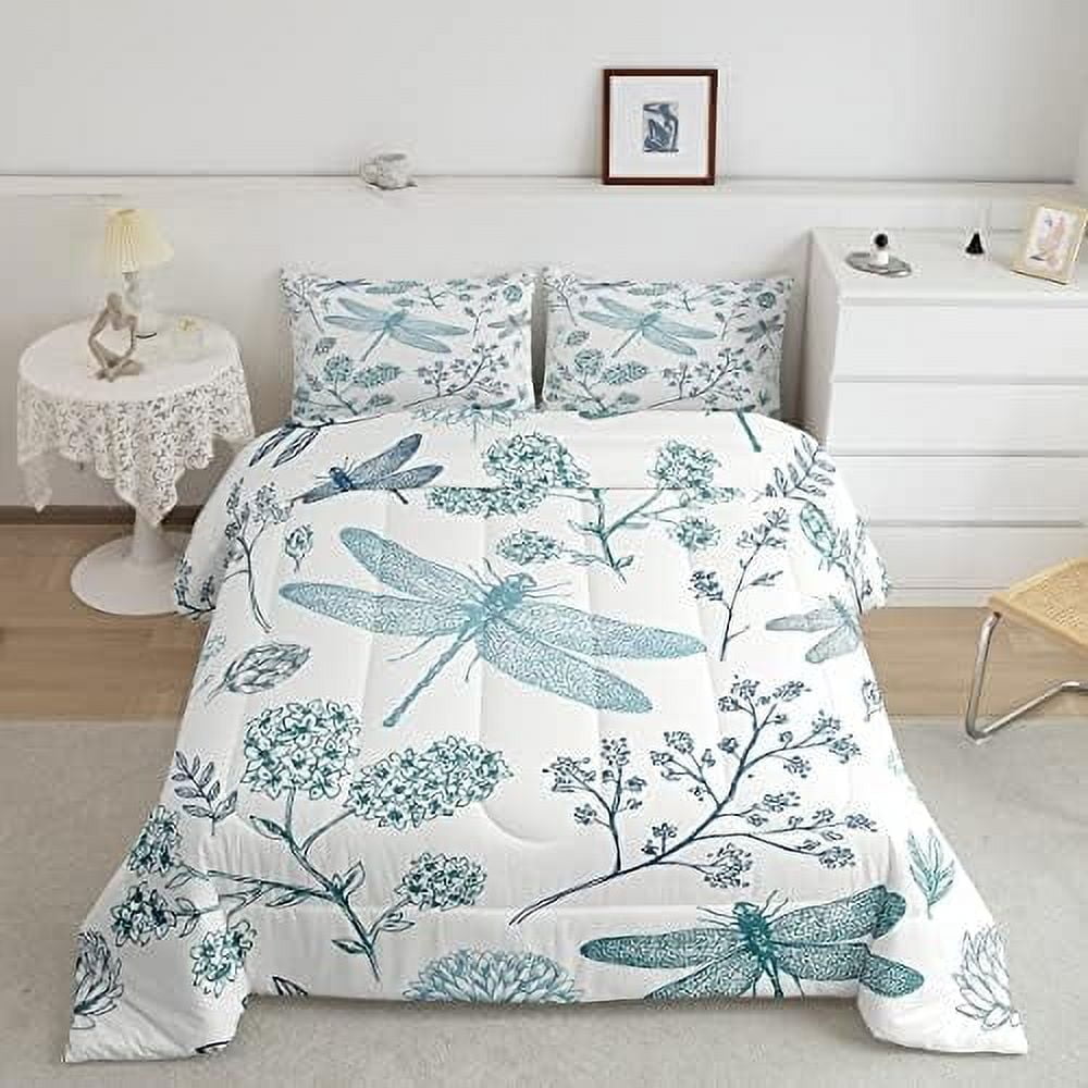 Boho Moon Sun Comforter Set Twin Bohemian Dragonflies Bedding Set Ts For Women Teen Girls