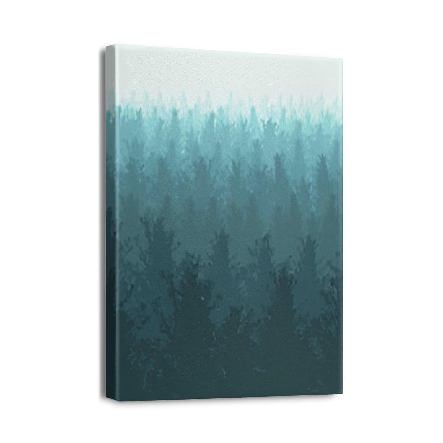 Boho Mountain Wall Art - 12x16 Inch Canvas Artwork, A Chic Statement ...