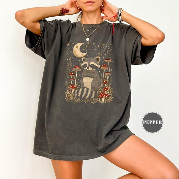 Boho Mushroom T-Shirt, Cute Cottagecore Tee, Hippie Clothes, Hippy ...