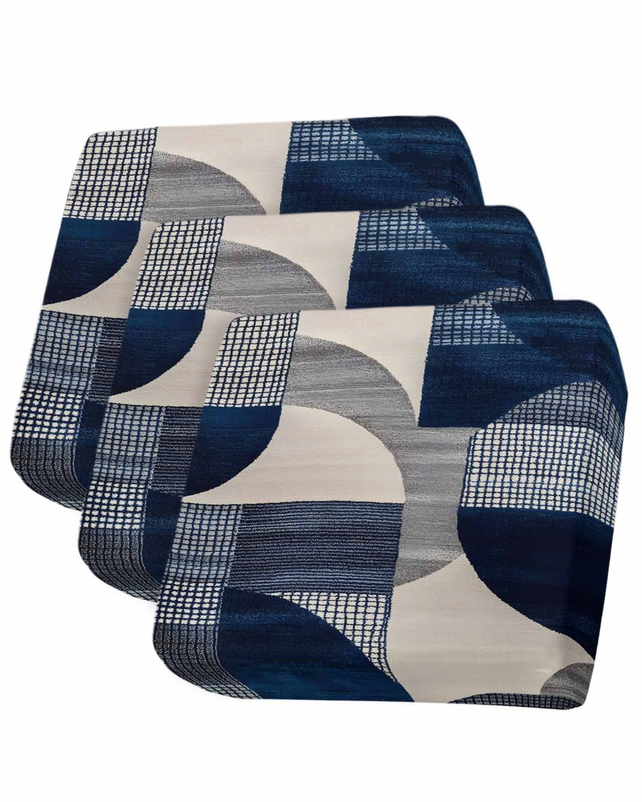Boho Navy Blue Sofa Couch Cushion Covers Washable, Removable ...