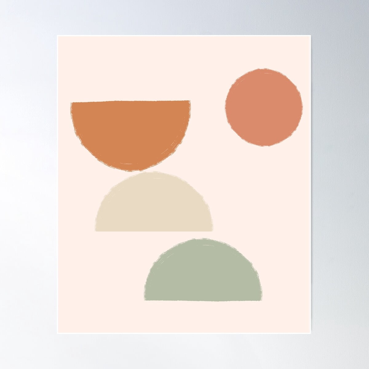 Boho Neutral Earth Tones Midcentury Poster Wall Art Modern Wall Decor ...