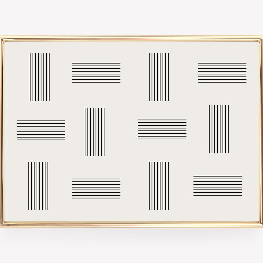 Boho Neutral Wall Art, Geometric Wall Art, Minimalist Wall Art, Mid ...