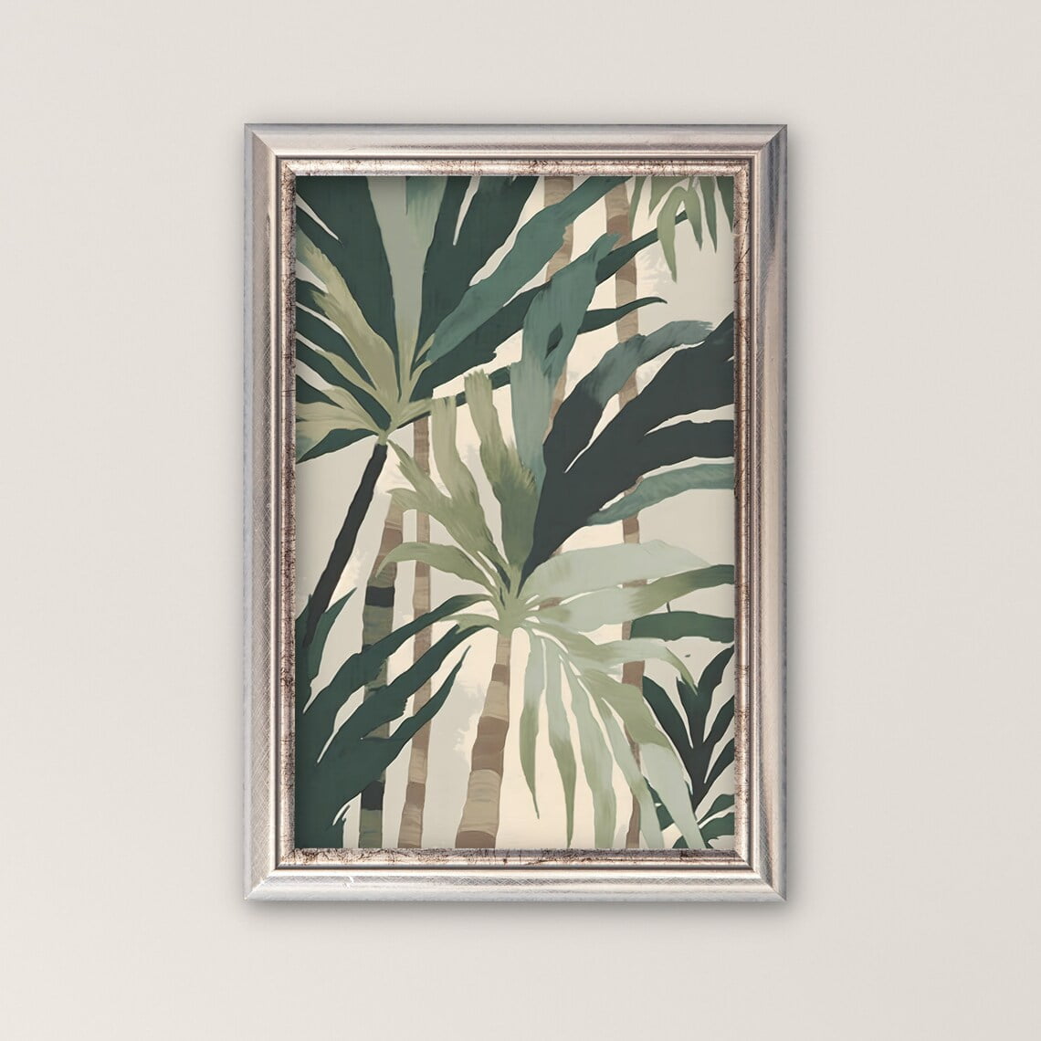 Boho Palm Tree, Botanical Wall Art Home Decor UNFRAMED Poster, Wall Art ...
