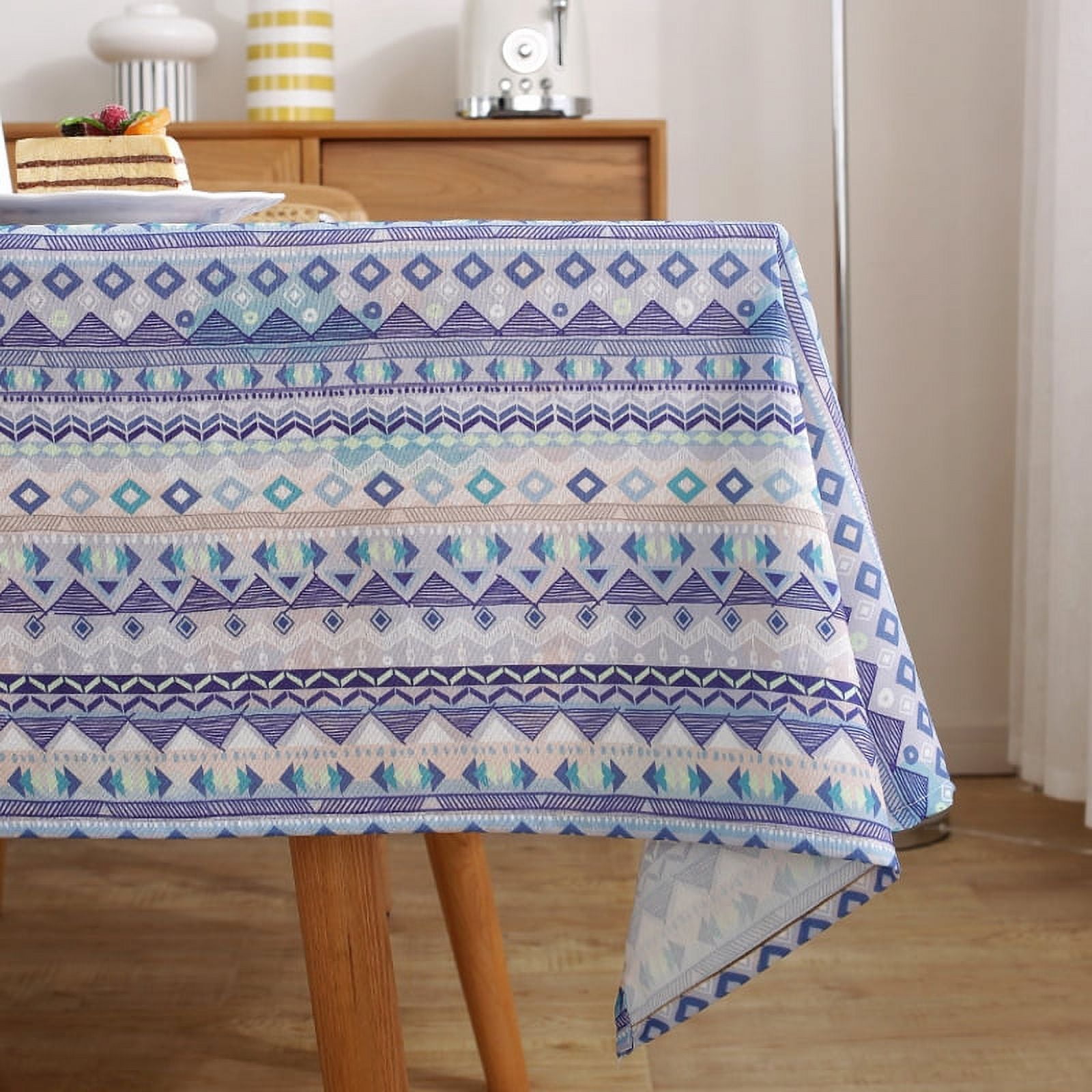 Boho Pastoral Tablecloth Rectangular Home Vintage Dormitory Student ...