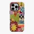 Boho Patchwork Star Tough Phone Case for iPhone 17 16 15 14 13 12 11 ...