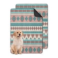 Boho Pattern Washable Pee Pads, Large 24x36 Inch Reusable Dog Mat with ...