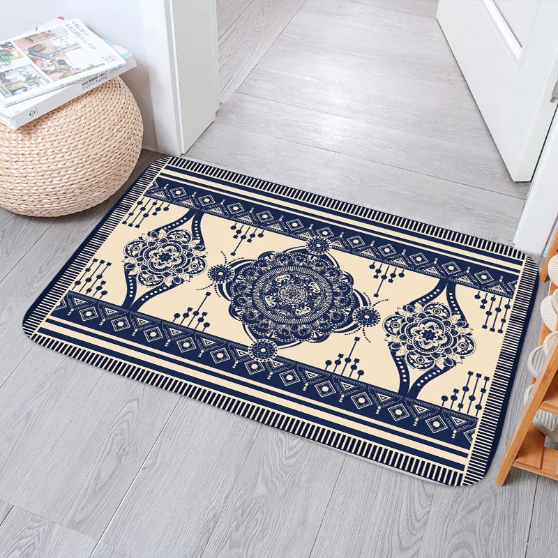 Boho Persian Rug Pattern Entrance Doormat Carpet Kitchen Bathroom Mats ...