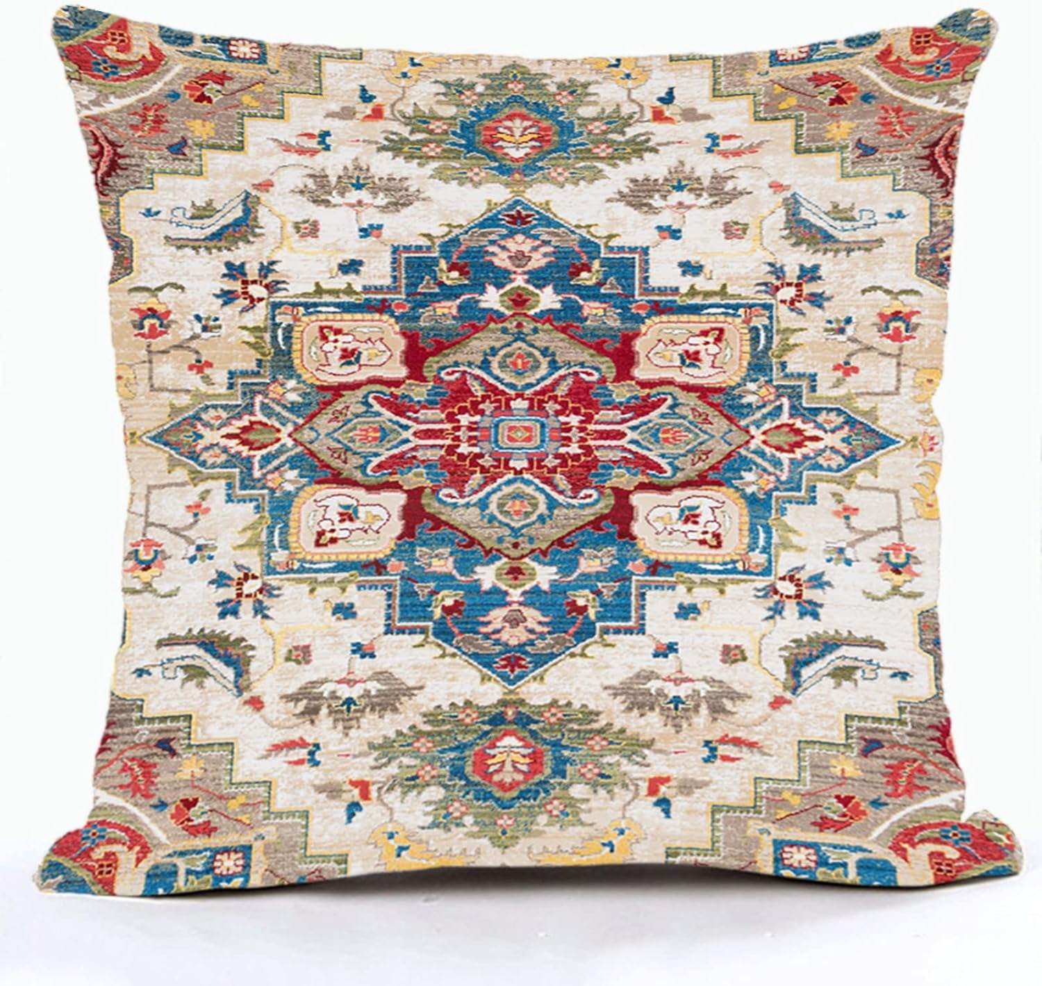 Boho Persian Turkish Decorative Throw Pillow Cover, Vintage Print ...