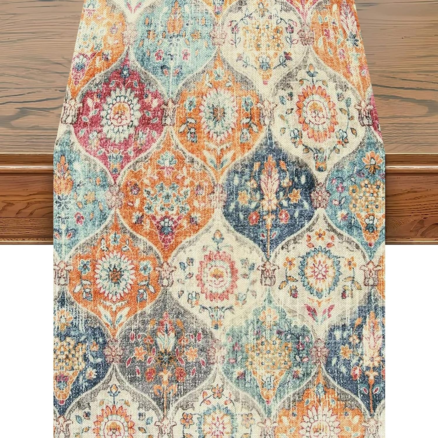 Boho Persian Turkish Table Runner Bohemian Table Runners Vintage ...