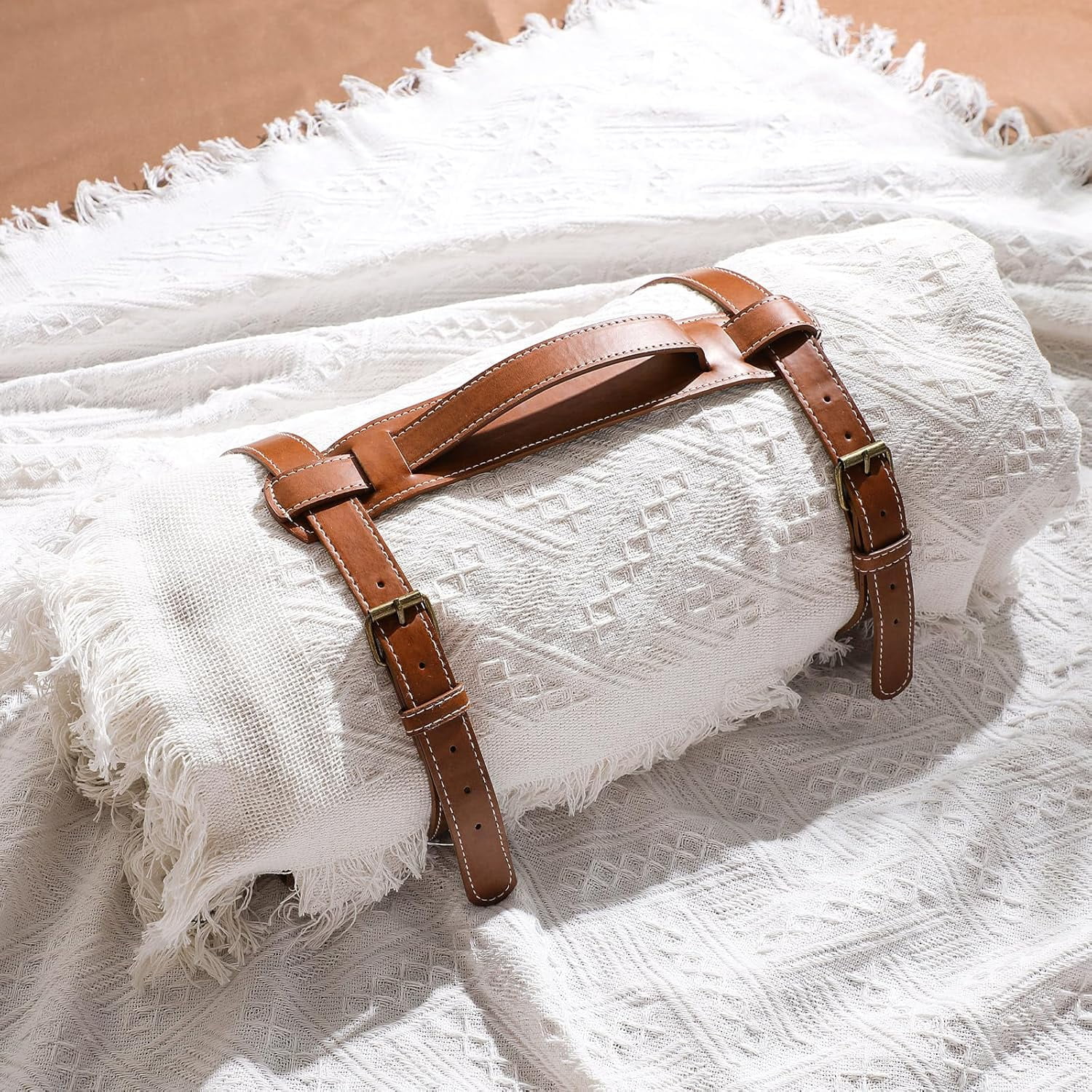 Boho Picnic Blankets 71 x 71 Inches Waterproof Outdoor Blanket Foldable ...