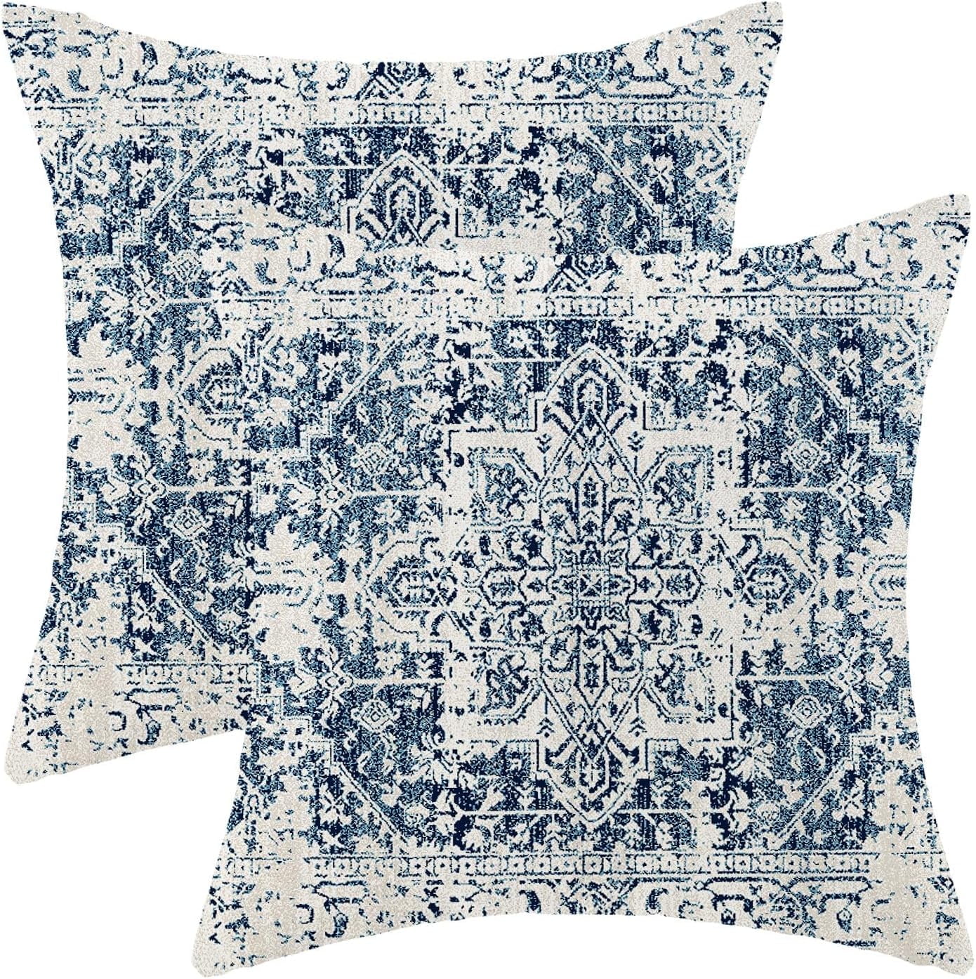Boho Pillow Covers 18x18 Inch Set of 2,Carpet Pattern Throw Pillows ...