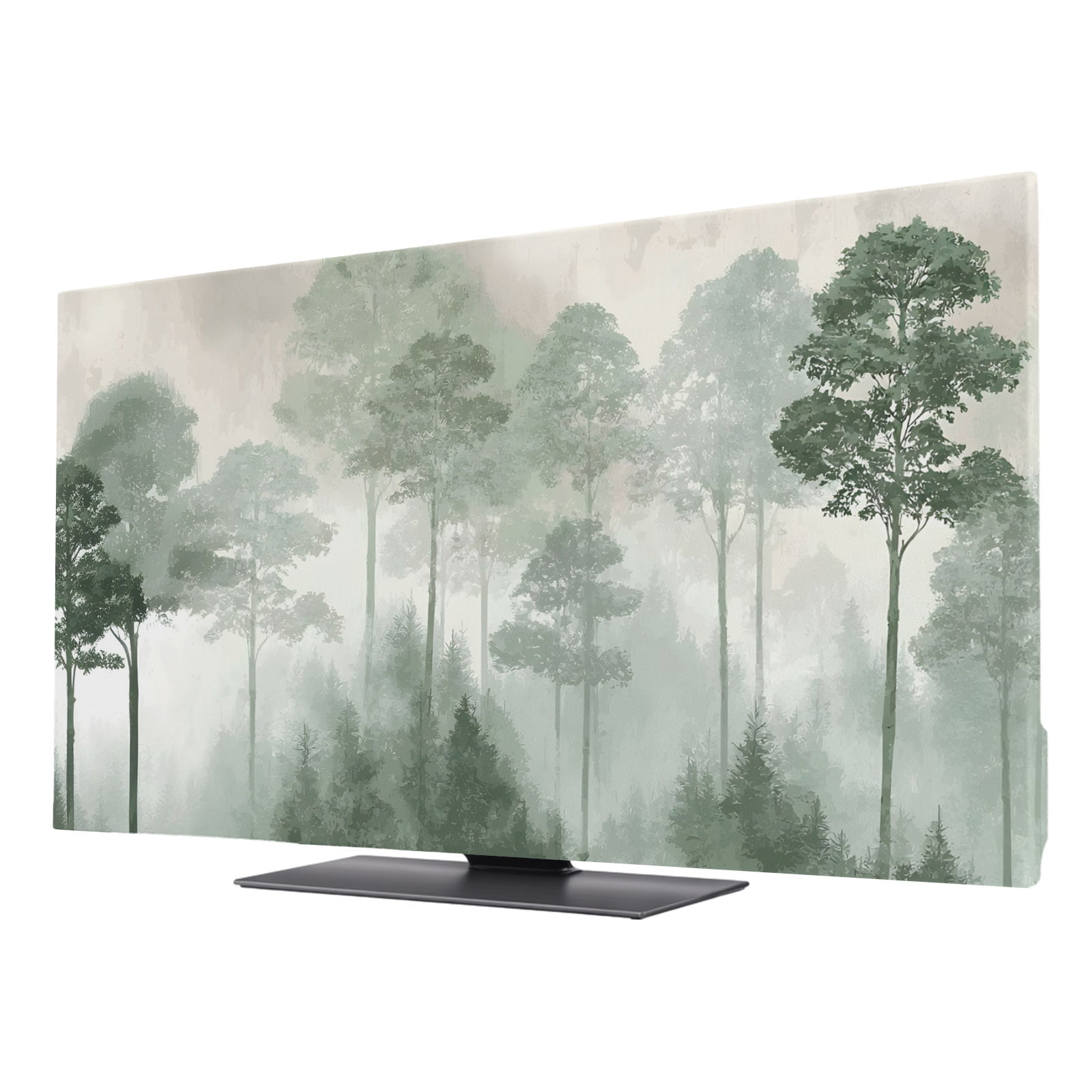 Boho Pines TV Cover for 50 Inch Screen,Stretch Fabric Dustproof TV ...