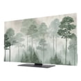 Boho Pines TV Cover for 50 Inch Screen,Stretch Fabric Dustproof TV ...