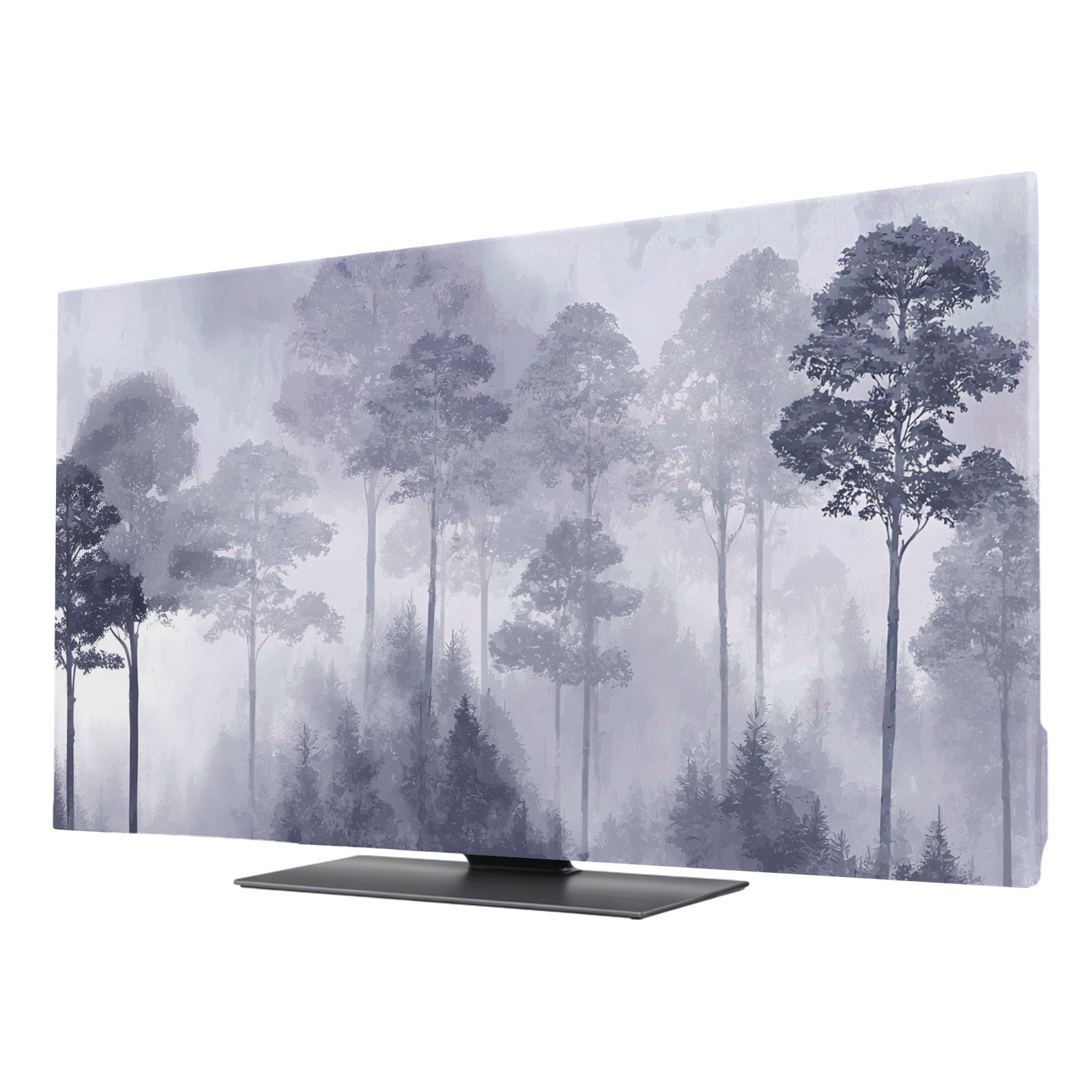 Boho Pines TV Cover for 55 Inch Screen,Stretch Fabric Dustproof TV ...