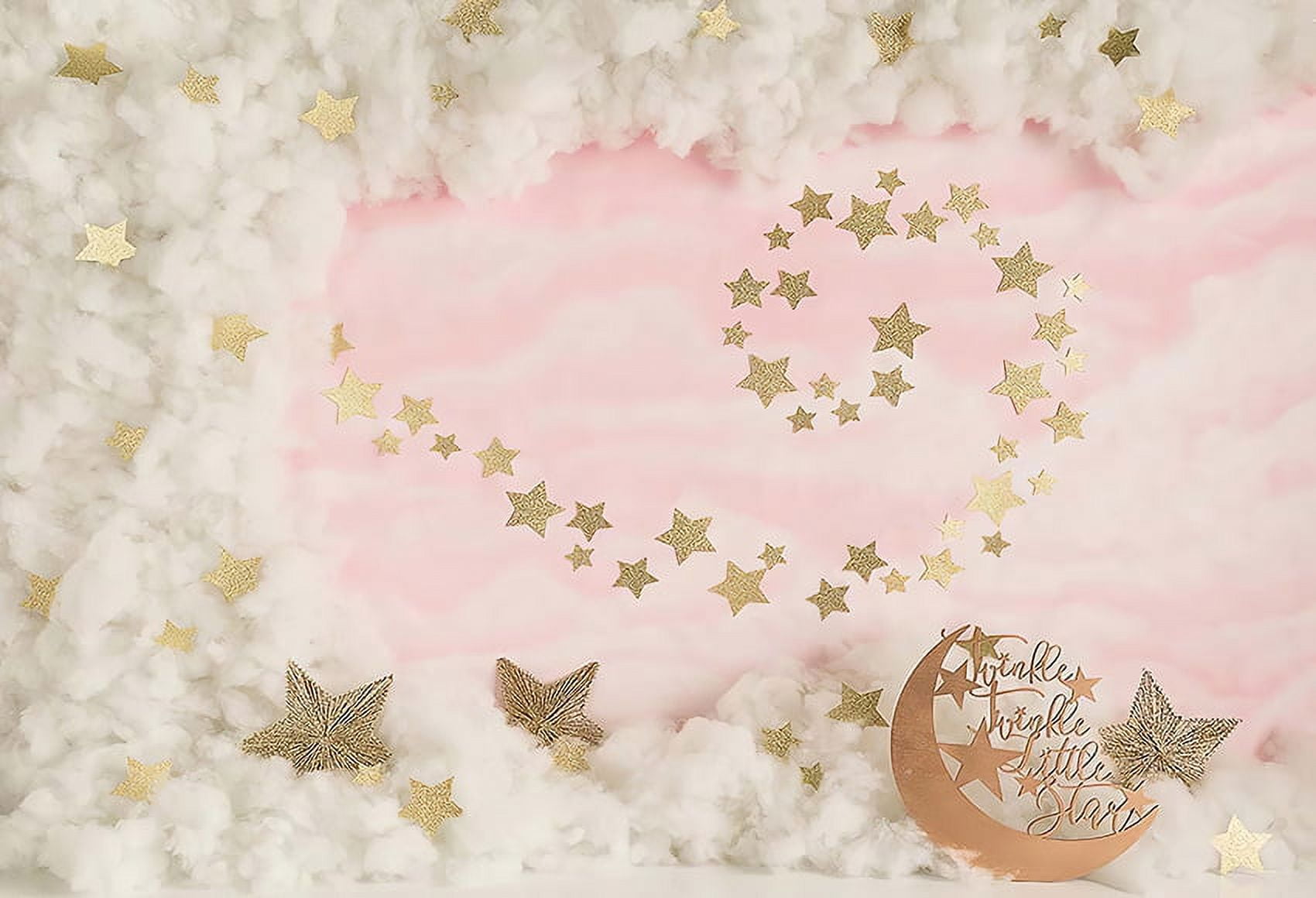 Boho Pink Floral Balloon Boy Girl Birthday Party Cake Smash Portrait r ...