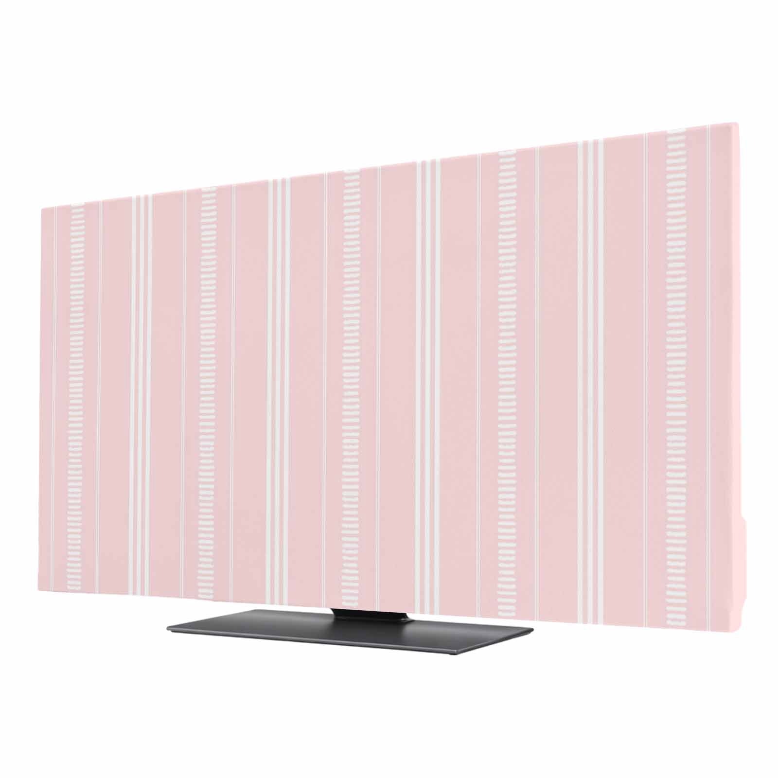 Boho Pink TV Cover for 32 Inch Screen, Stretch Fabric Dustproof TV ...