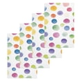 Boho Polka Dots Kitchen Dish Towels for Drying Dishes Set of 4, Ombre ...
