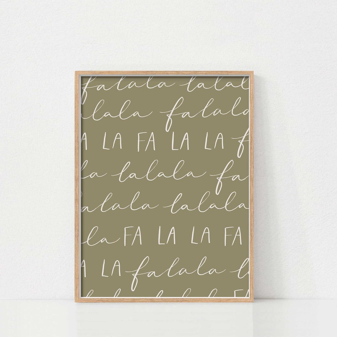 Boho Poster Falala Wall Artsign Art Decor Poster, Stretched Canvas Size ...