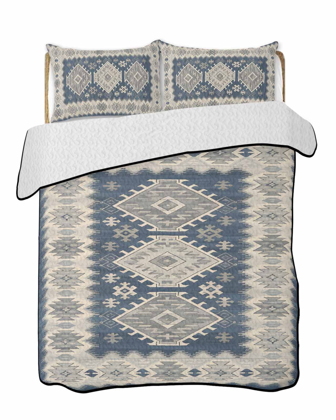 Boho Quilts Bedding Set Full Size Southwest Ethnic Vintage Tribal ...