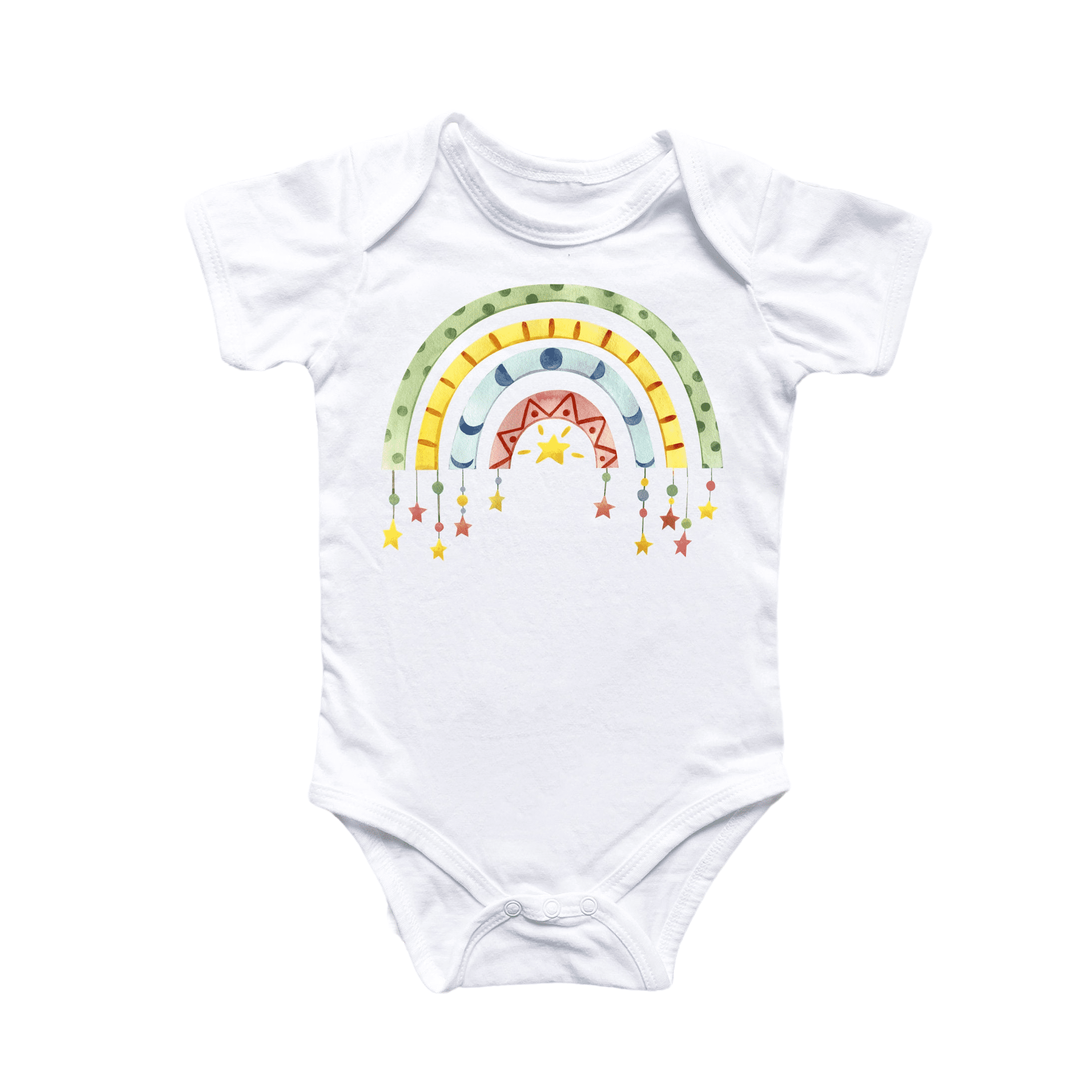 Boho Rainbow - Baby Boy Girl Clothes Infant Bodysuit Funny Cute Newborn ...