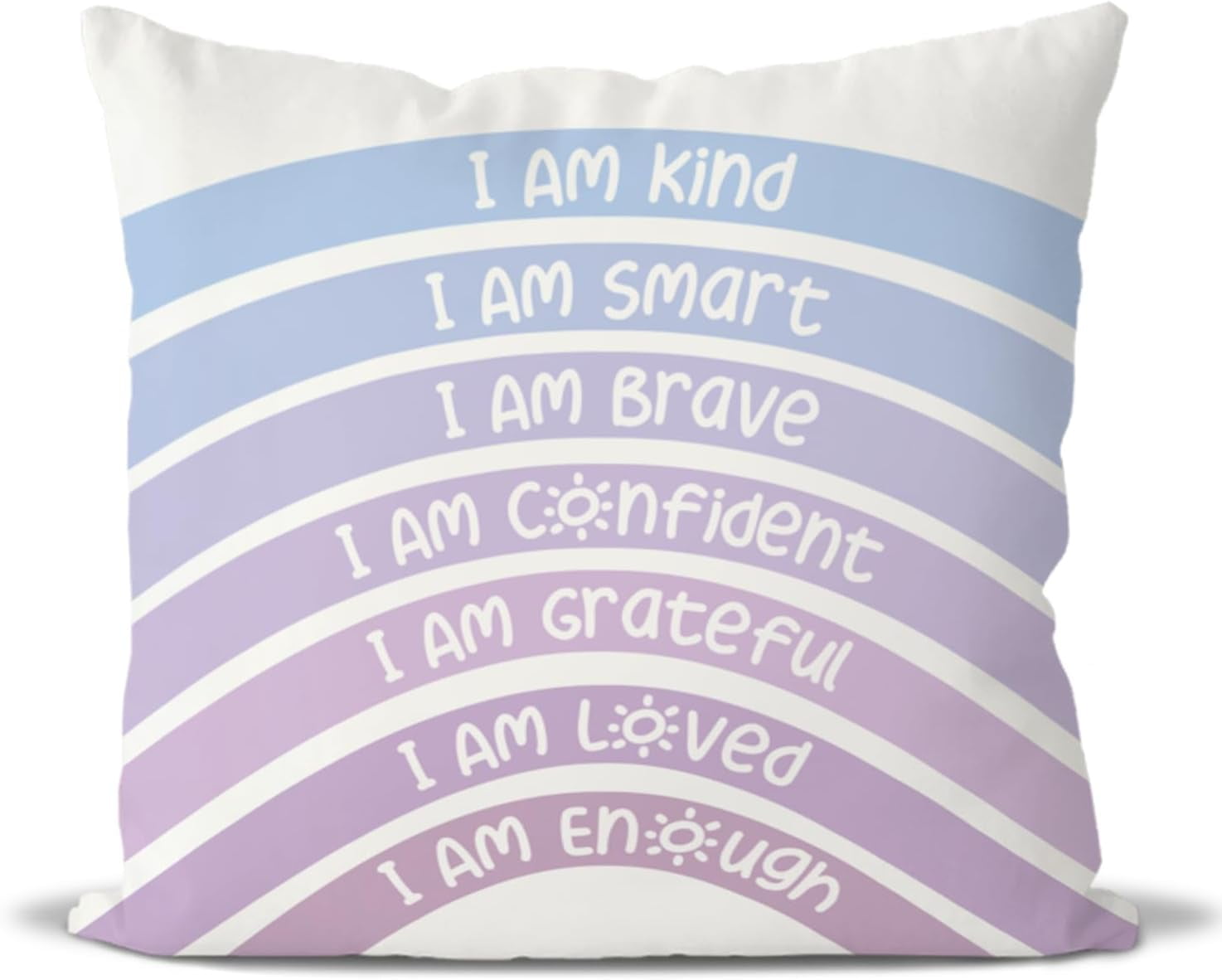 Boho Rainbow Classroom Throw Pillow Covers, Book Center Calming Corner ...