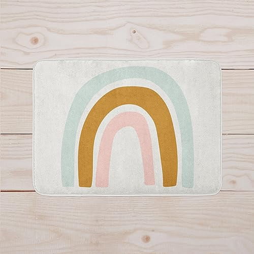 Boho Rainbow Floor Mat Bathroom Decor Kitchen Mat Home Decor Bathroom ...