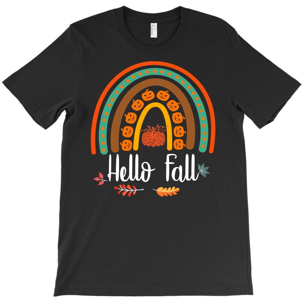 Boho Rainbow Hello Fall Fall Themed Funny and Cute Themed Gift for a ...