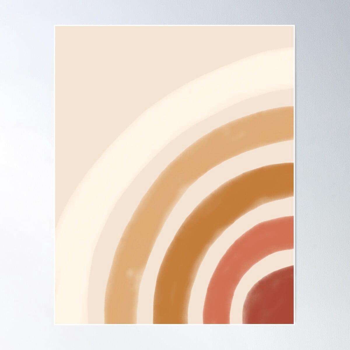 Boho Rainbow Poster Wall Art, UNFRAMED PAPER POSTER, Home Decor ...