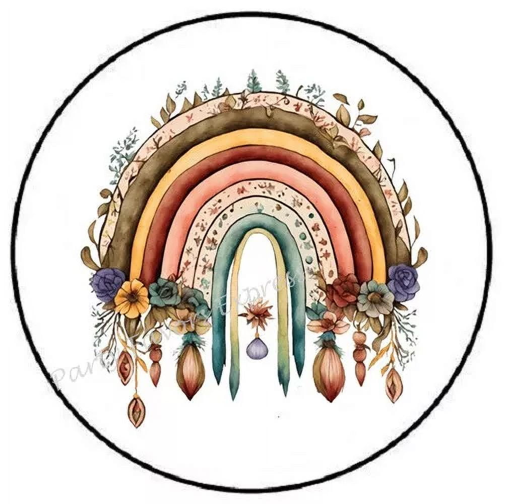 Boho Rainbow Sticker Party Favors Sticker Envelope Seals Labels ...