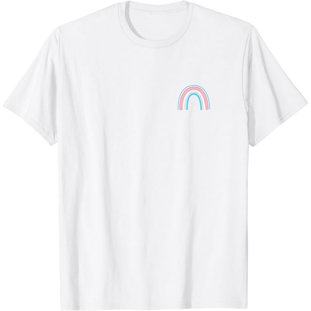 Boho Rainbow Subtle Trans Pride Flag Transgender Rights Ally T-Shirt ...
