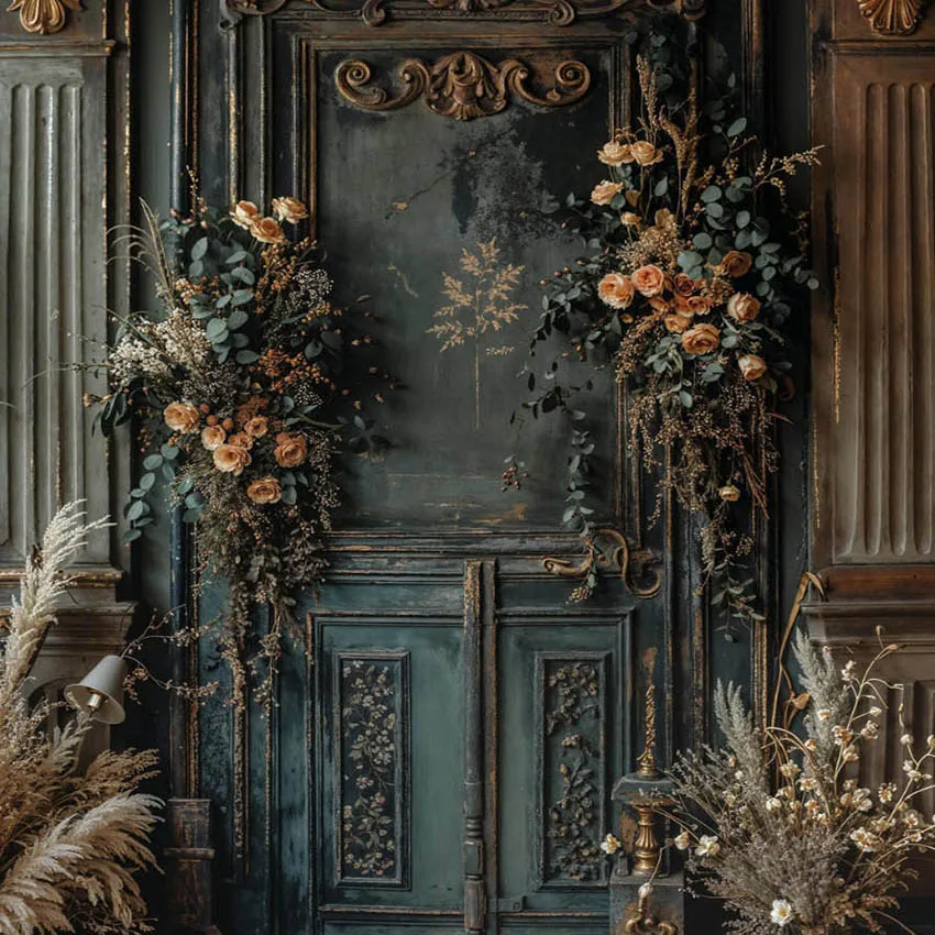 Boho Retro Door Arch Flower Adult Birthday Wedding Maternity Portrait r ...
