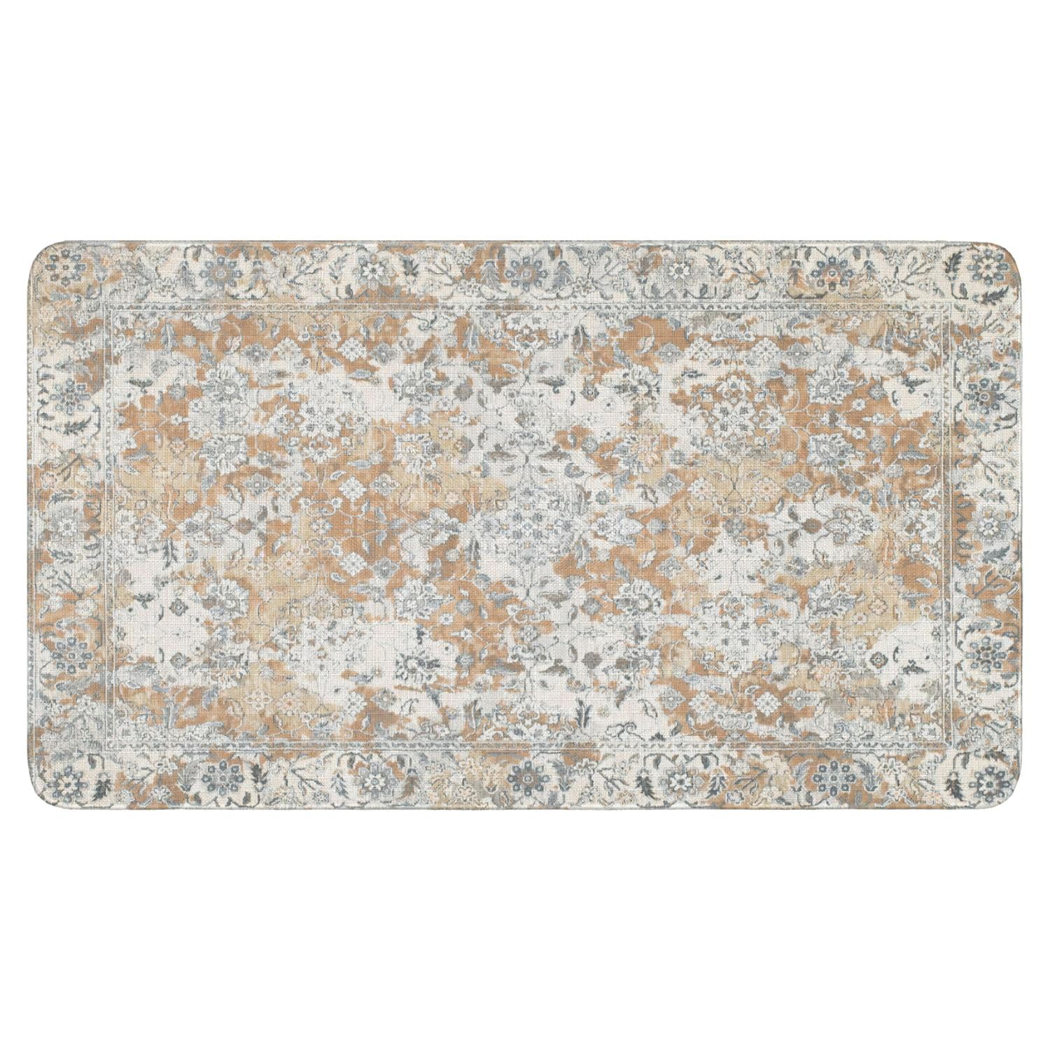 Boho Retro Light Orange Carpet Door Mat 30 X 17 Inch Welcome Doormat ...