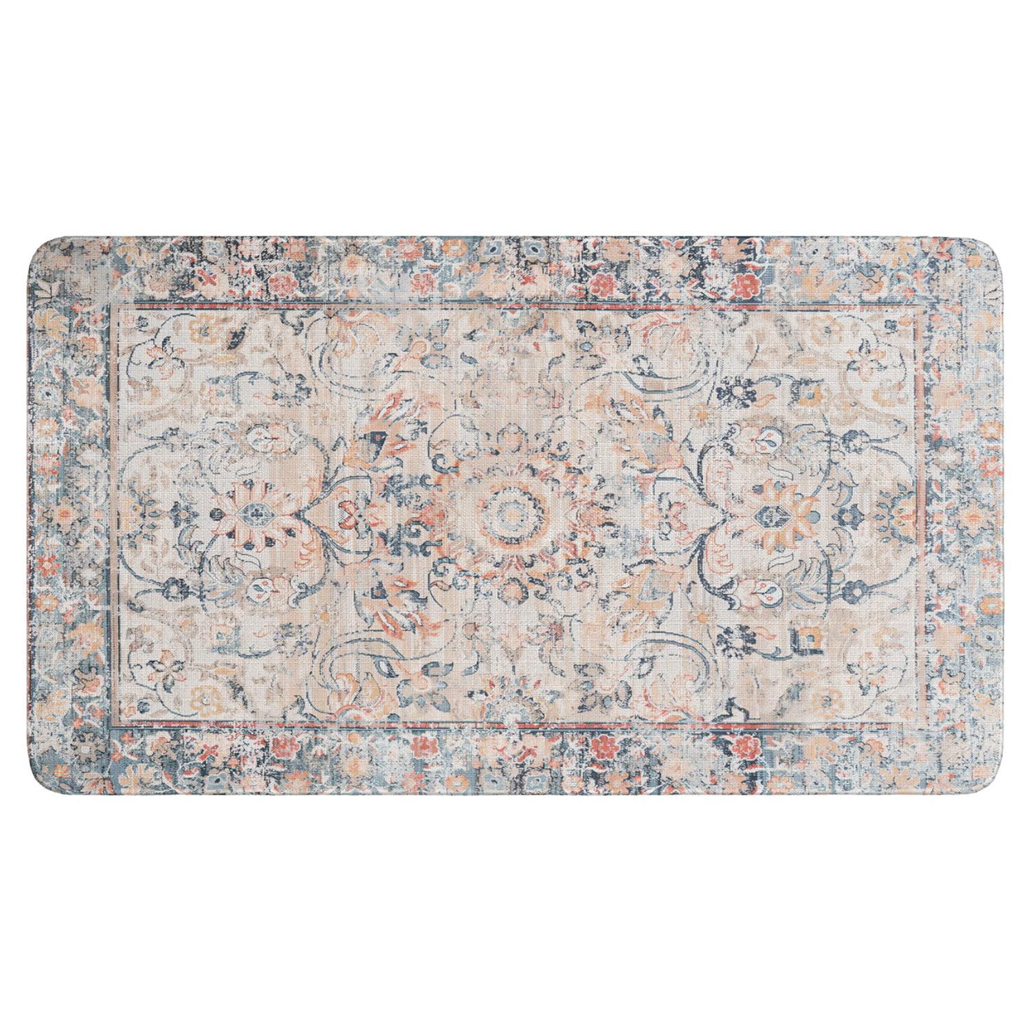 Boho Retro Light Orange Carpet Door Mat 30 X 17 Inch Welcome Doormat ...