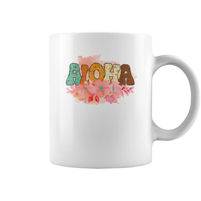 Boho Retro Summer Aloha Custom Coffee Mugs - Walmart.com